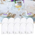 Clear Arch Acrylic Sign with Stand Guest Name Tag Seating Cards ...