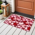 2x3 Ft Entryway Area Rug, Valentine's Day Kitchen Rug Runner Washable ...