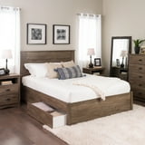 Prepac Select 4-Post Platform Bed - Queen Size - Gray - Walmart.com