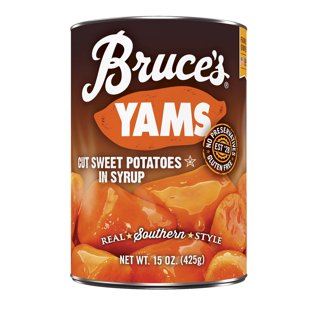 Bruce's Yams Cut Sweet Potatoes in Syrup, 15 oz., Can – Walmart ...