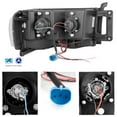 AKKON - For 2003-05 Dodge Ram + 2002 Ram 1500 Dual DRL Projector LED ...