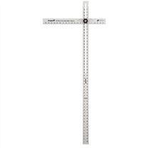 Johnson 48 in. L x 22 in. H Aluminum T-Square Silver - Walmart.com