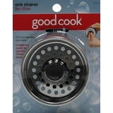 Sink Strainer, Stainless Steel, Silver, Universal Strainer, GoodCook, 1 ...