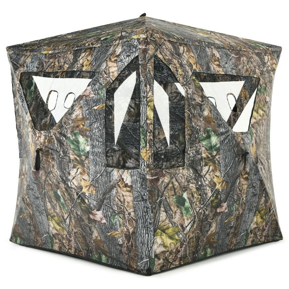 TIDEWE Hunting Blind, Double Ground Blinds 270° See Through for 3-in-1 ...