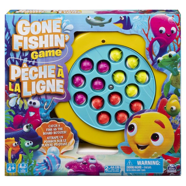 Gone Fishing Board Game for Kids and Families, ages 4 and up, Gone ...