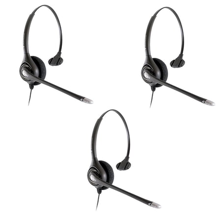 Plantronics HW251n Wired Office Headset- 3 Pack (Renewed) | Walmart Canada