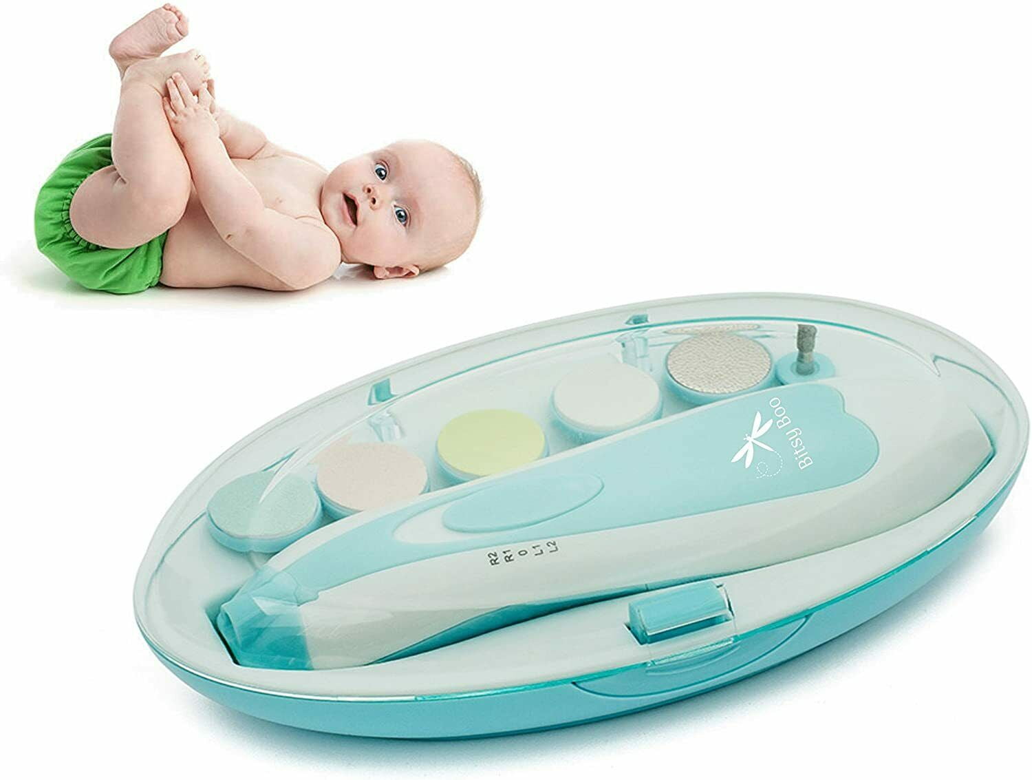 Bitsy Boo Baby's Electric Manicure Set - Blue - Walmart.com