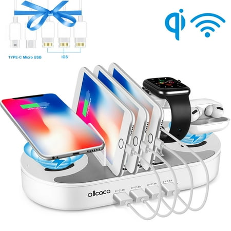 ALLCACA USB Charging Stand Charging Organizer Cellphone Charging ...