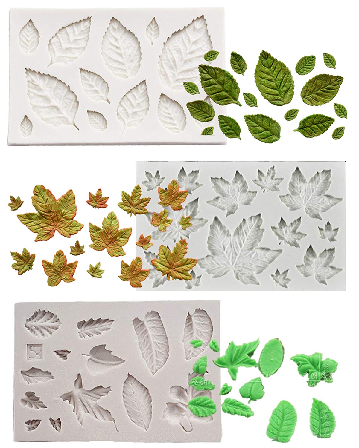 Grape Leaf Cutter Mould Miniature Polymer Clay Cutter Tools Sculpting ...