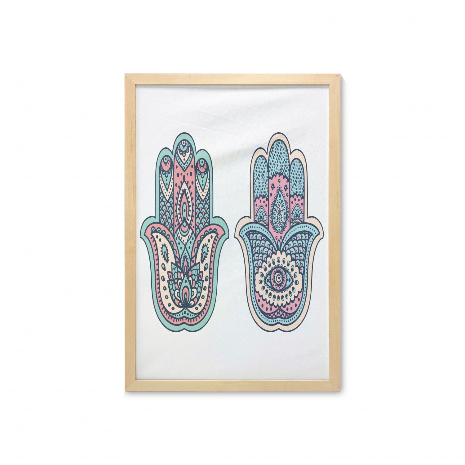 Colorful Hamsa Drawing