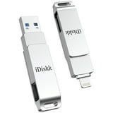 iDiskk MFi Certified Flash Drive 64GB Photo Stick for iPhone/iPad ...