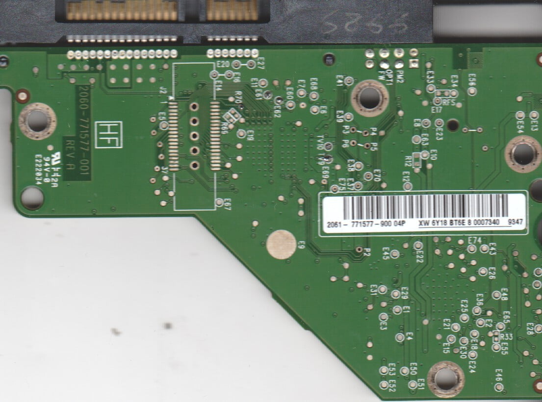 WD5000AAKS-00H2B0, 2061-771577-900 04P, 001 REV A, WD SATA 3.5 PCB ...
