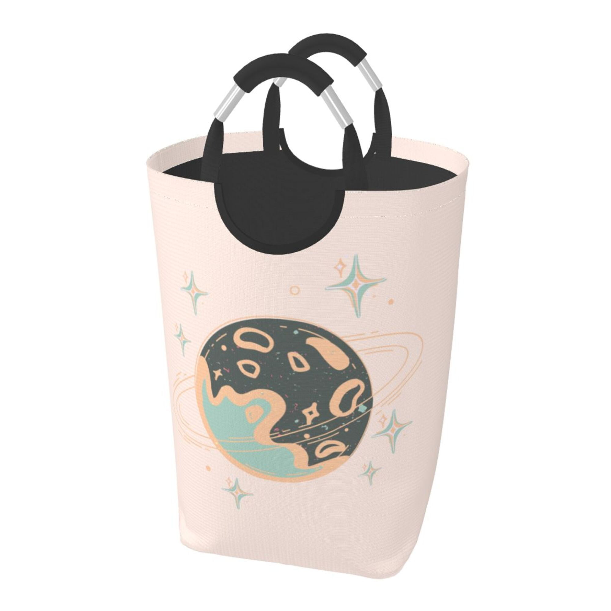 TEQUAN 50L Large Rectangular Laundry Hamper with Aluminum Handles ...