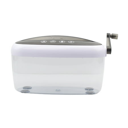 Hand-cranked Desktop Small Paper Shredder Plastic Hand Shredder Paper ...