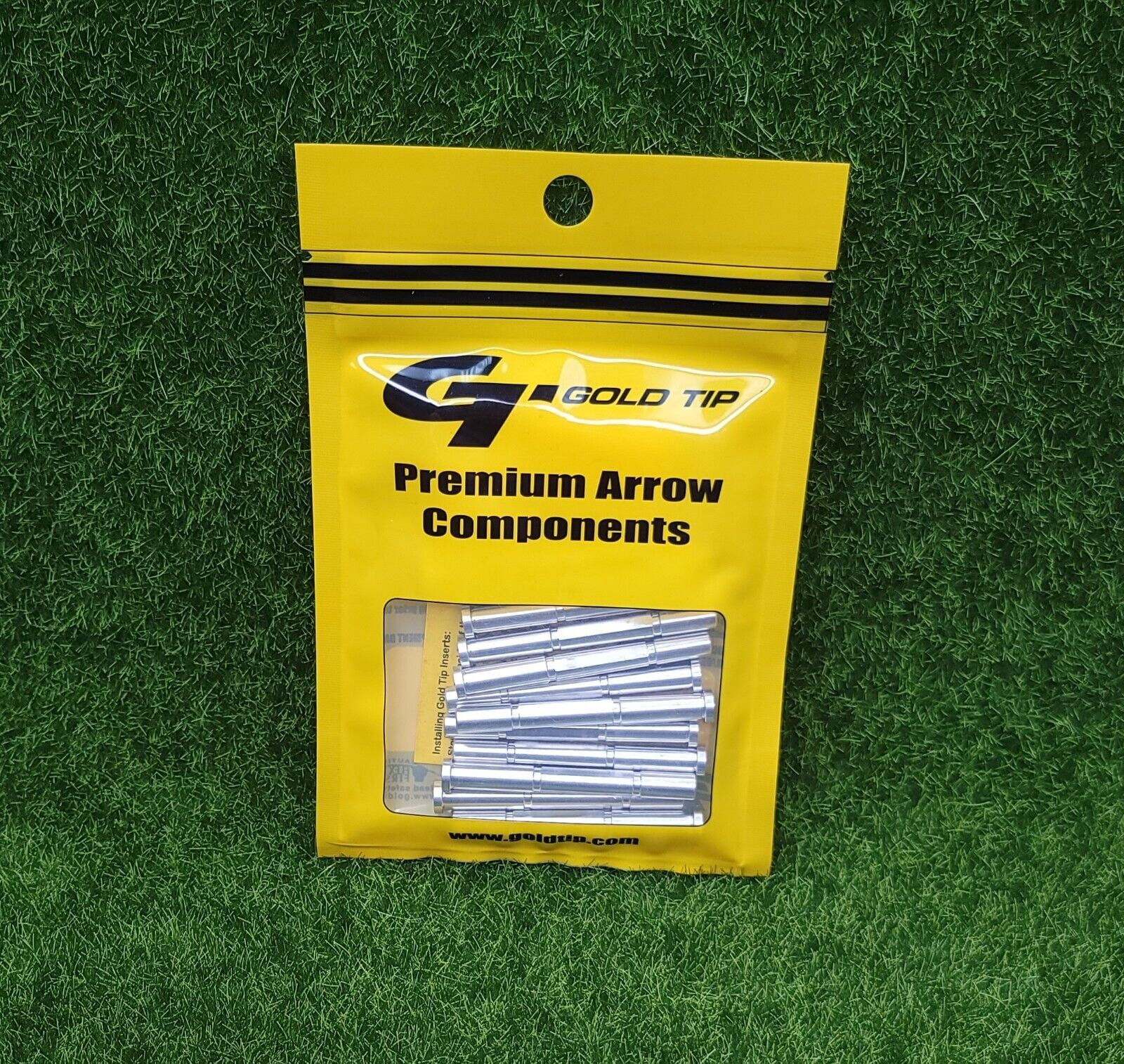Gold Tip Arrow Silver Inserts .246 - 50 Grain, Pack of 12 - INS2465012 ...