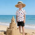 Boys Button-Down Shirt Short Sleeve Shirt Tops for 7-8Y Red and Blue ...