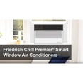 Friedrich Chill Premier 12000 BTU Window Unit Mobile Control and Smart ...