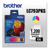 Brother LC793PKS Innobella Super High-Yield Ink, Cyan/Magenta/Yellow, 3 ...