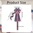 1Pcs Purple Patriotic Front Door Wreath Sash, Ribbon Star Bow with Clip ...