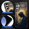 Christian Cross Jesus Phone Case, Elegant Spiritual Artwork Gift Art ...