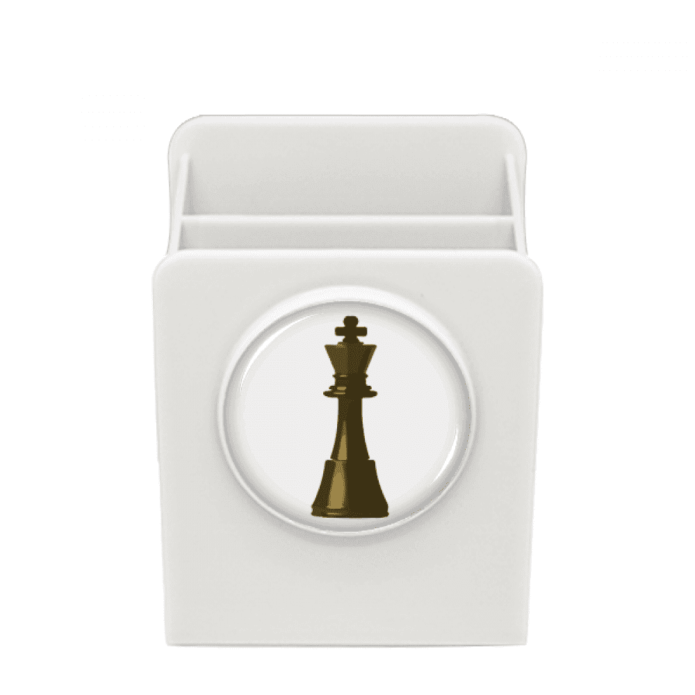 Bronze Chess Soldier Board Game Match Desk Pencil Holder Cup Pen ...