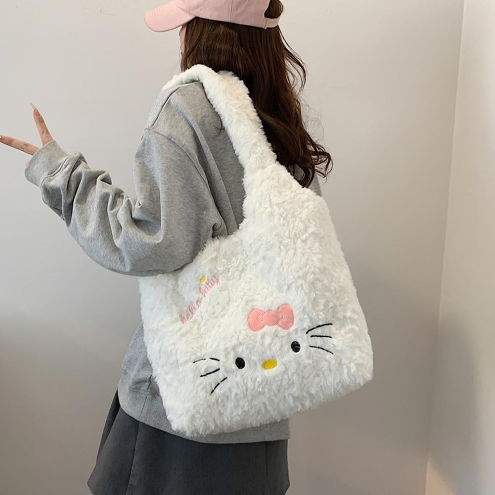 Click here for Camade Cute Sweet Girl Heart Plush Hellokitty Embr... prices