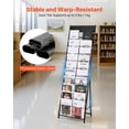 20 Pocket Portable Metal Brochure Display Rack Floor Standing Magazine ...