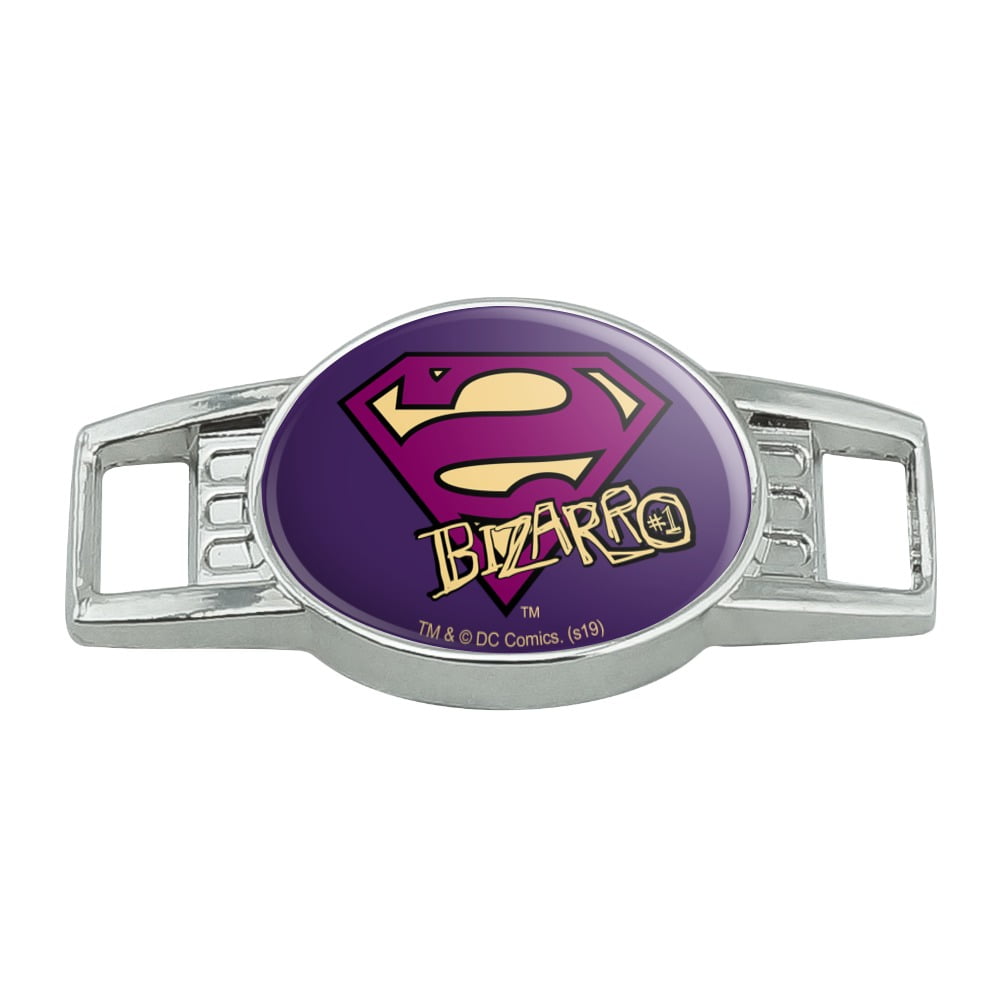 Superman Bizarro Shield Logo Shoe Shoelace Shoe Lace Tag Runner Gym ...