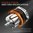 A-Premium Alternator with 12V 100A for Toyota Camry, Highlander, Solara ...