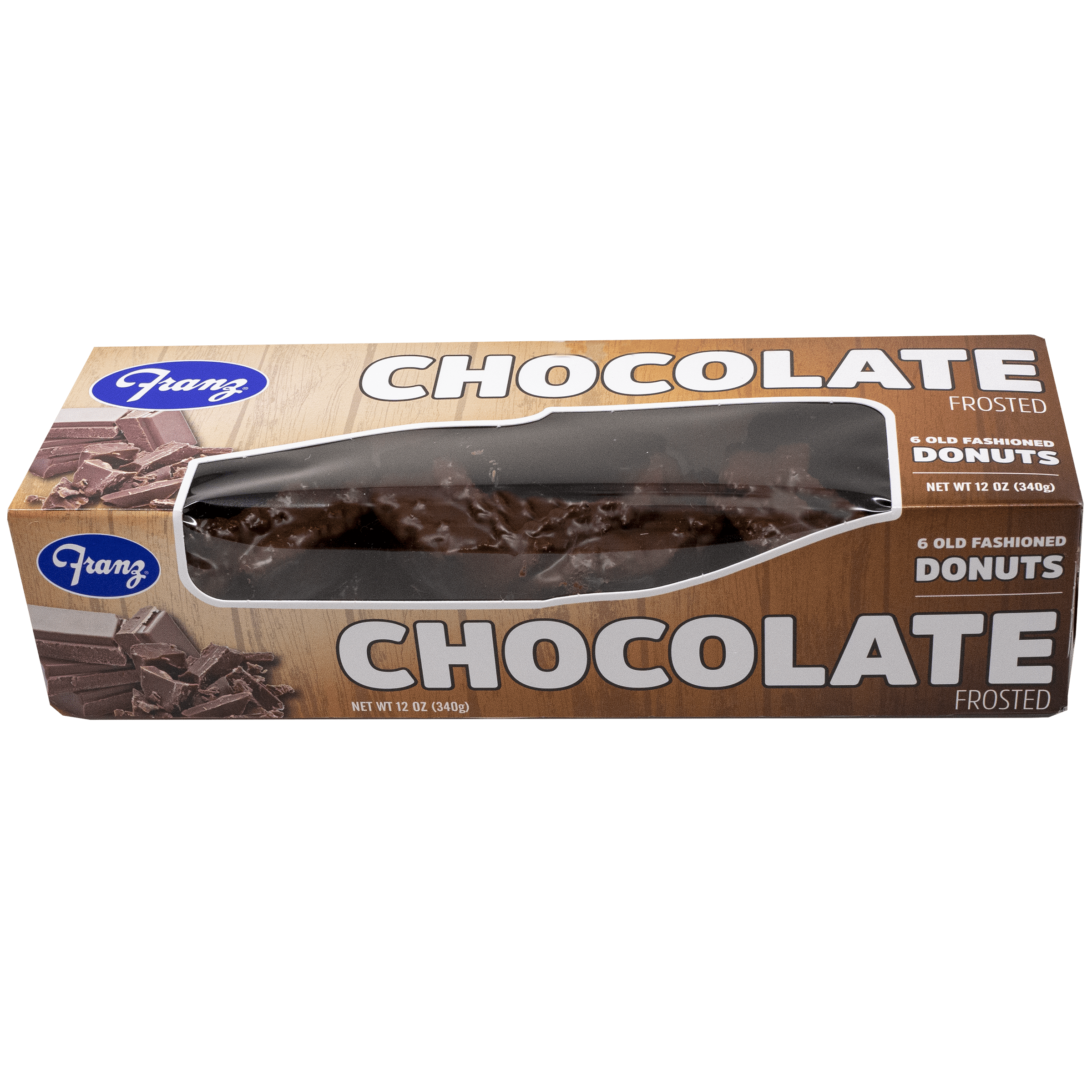 Franz Chocolate Old Fashioned Donuts, 12 oz, 6 Count - Walmart.com