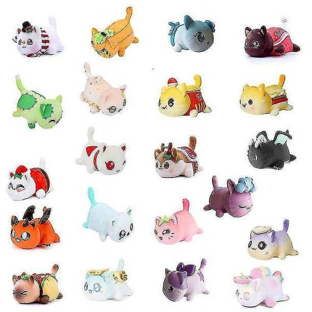 Aphmau Meemeows Stuffed Animals Plush Toys Coke Fries Burgers Bread ...