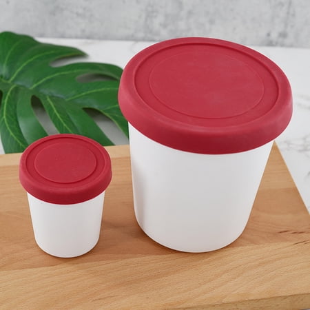 ShenMo 2pieces - Round and reusable 1L ice cream pot for homemade ice ...