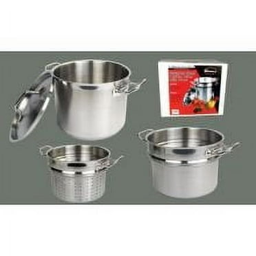 Winco SSDB-12 12 Qt. Master Cook Double Boiler W/ Cover, Stainless ...