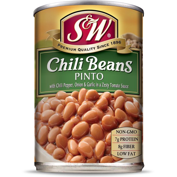 (12 Pack) S&W - Canned Chili Beans, 15.5 Ounce Can, New - Walmart.com