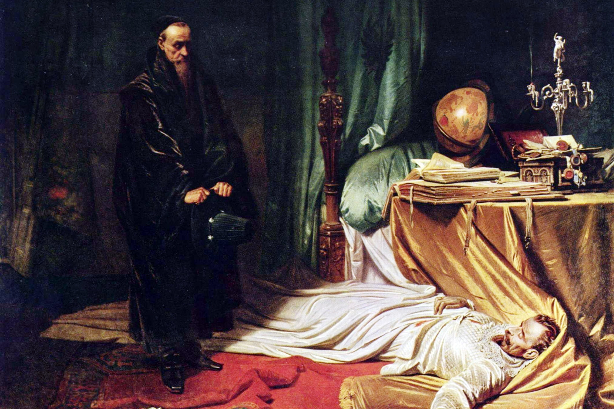 24x36 gallery poster, The Death of Wallenstein - Walmart.com