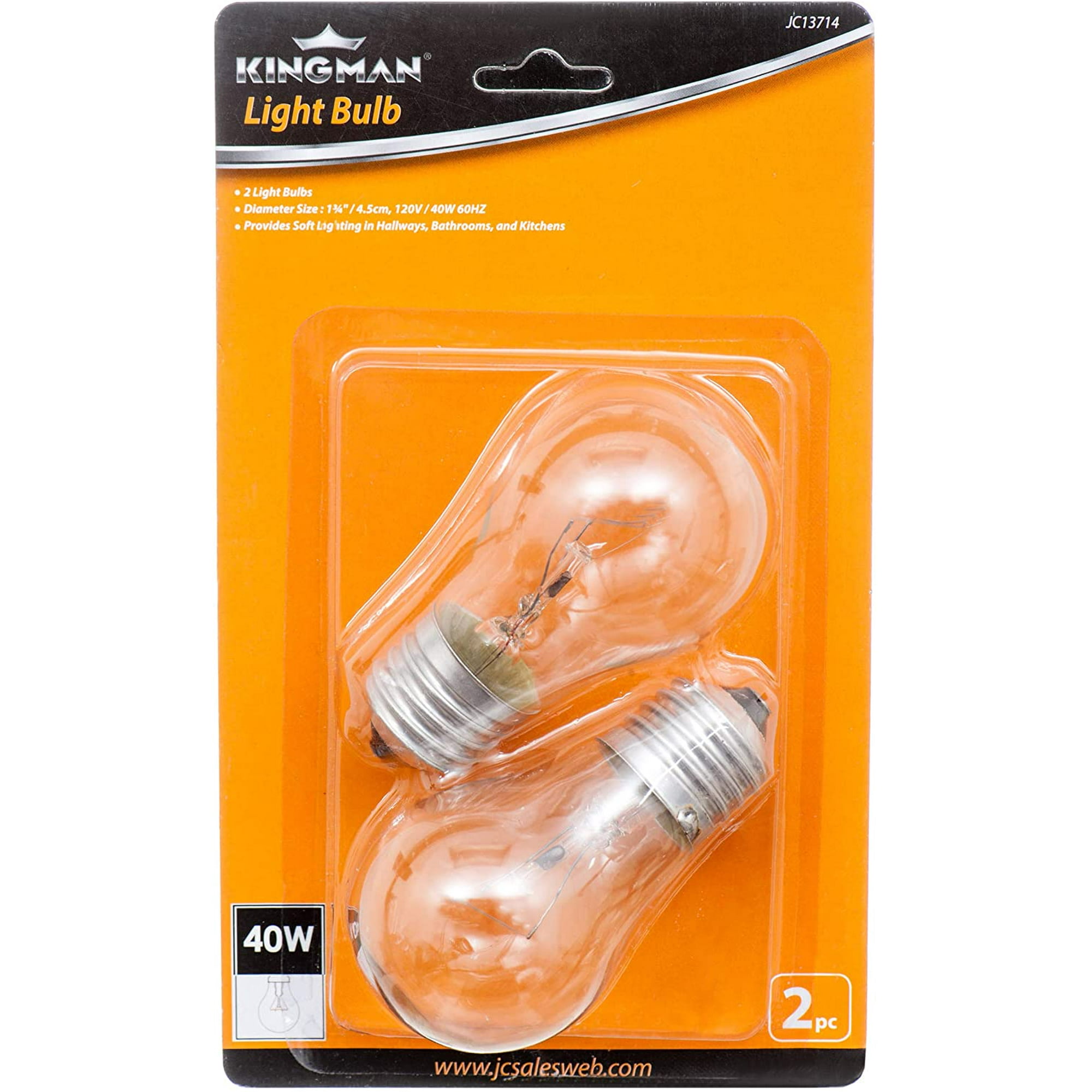 Click here for Kingman Warm White 40w 120v Appliance Incandescent... prices