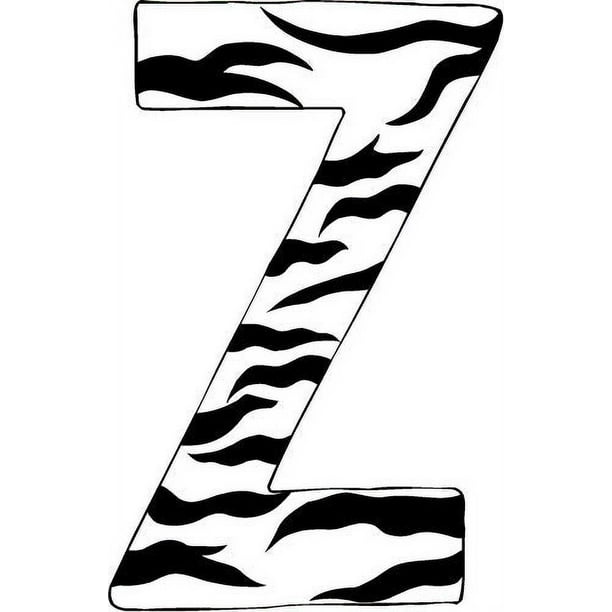 Animal Print Letters Clipart To Print