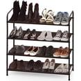 4-Tier Shoe Rack Storage Organizer, Bronze - Walmart.com