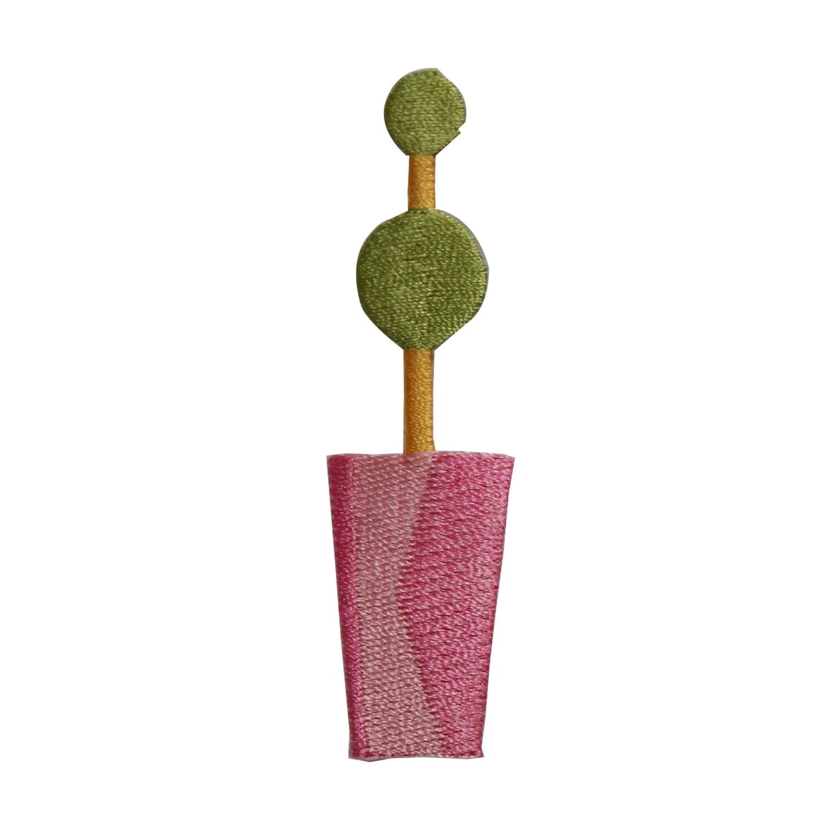 ID 6293 Potted Shrub Tree Patch in Pot Plant Garden Embroidered Iron On ...