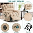 MEETWARM Large Power Lift Electric Recliner Chair with Massage and Heat ...