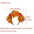 Butterfly Flower Headband for Wedding Bride Ethnic Mexico Hairband ...