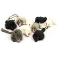 AXEL PETS, Cat Toy, 10 Giant Furry Mice with Catnip and Rattle Sound ...