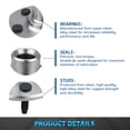 Bode-man Pair Rear Wheel Hub and Bearing Assembly for 2007-10 Ford ...