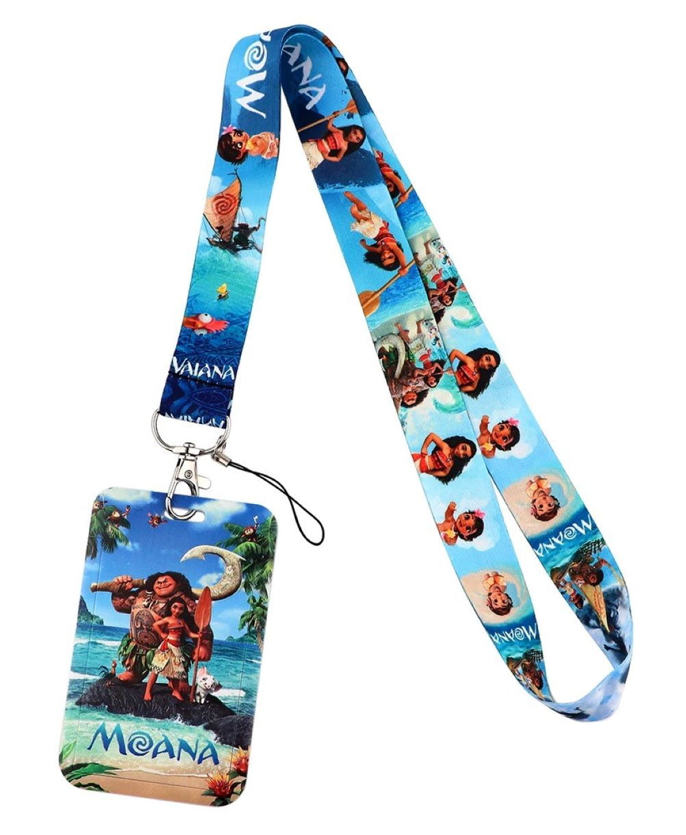 Moana Character Themed Lanyard with ID Holder Keychain - Walmart.com