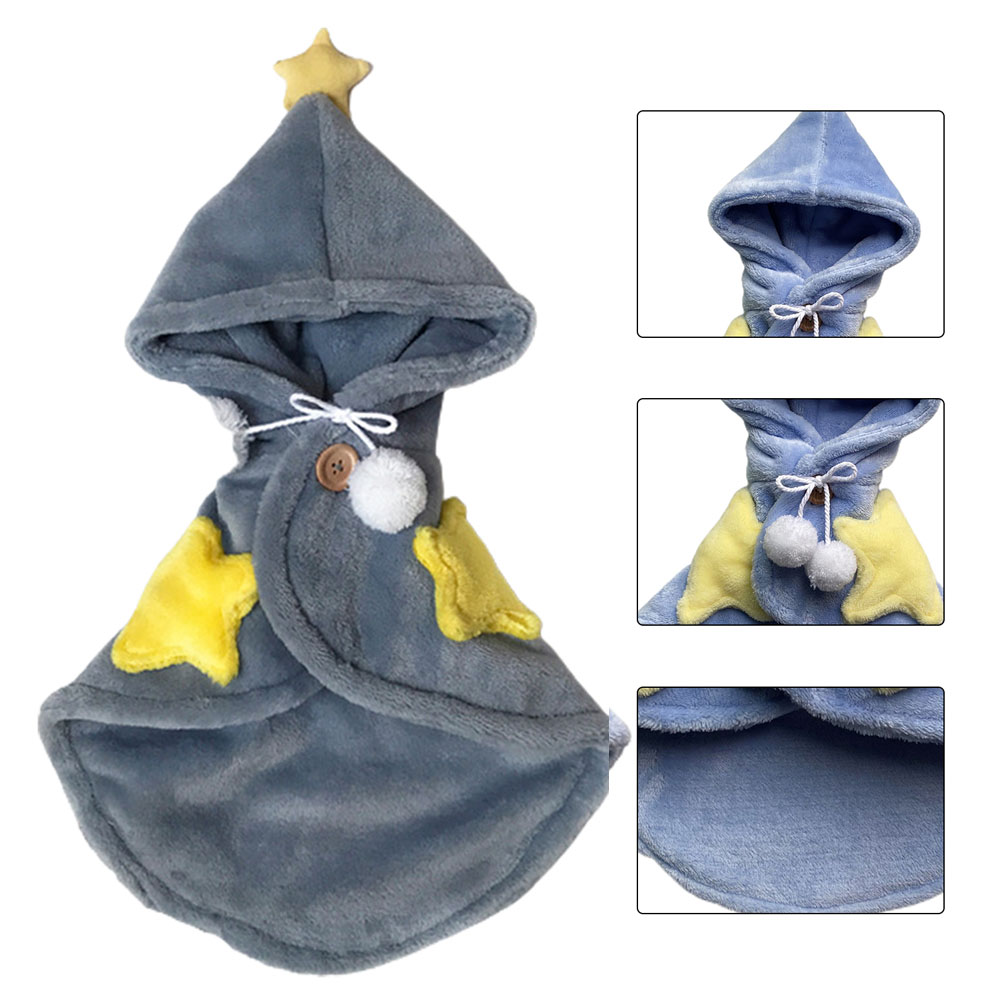 Zhaomeidaxi Cloak Costume Pet Winter Fleece Super Cute Hoodie Poncho ...