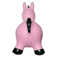 Unicorn Pink Bounce & Ride-on Inflatable Hopper Toy with Pump - Walmart.com