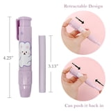 allydrew Clickable Push Button Erasers, Retractable Erasers with ...