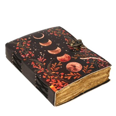 AGWANI HANDICRAFT Vintage Handmade Leather Spell Book, Journal, Diary ...