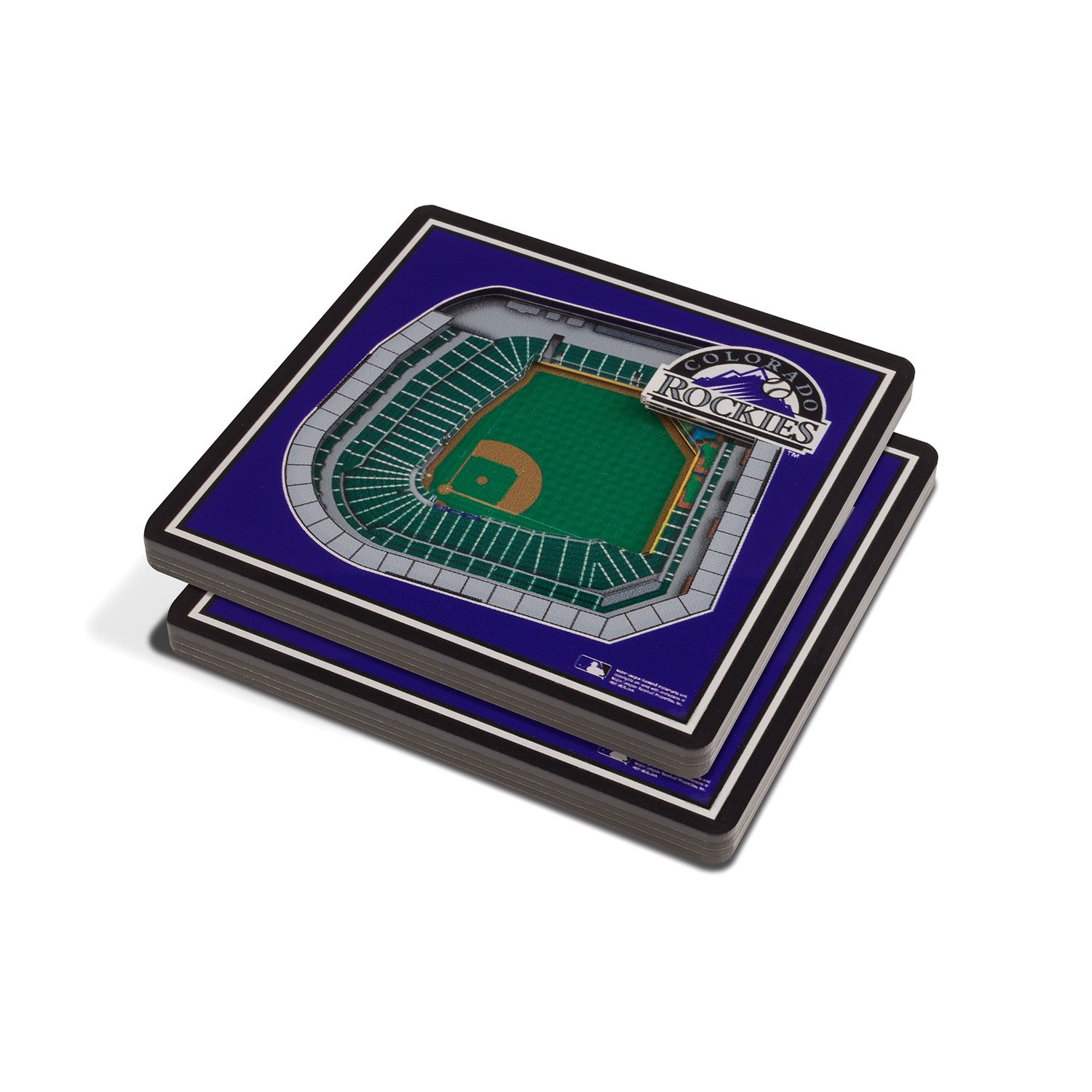 YouTheFan MLB 3D Stadium View Coasters, Assorted Teams - Samsclub.com