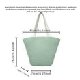 CAIXIA Women Printed Woven Tote Bag Large Capacity Handmade Shoulder ...